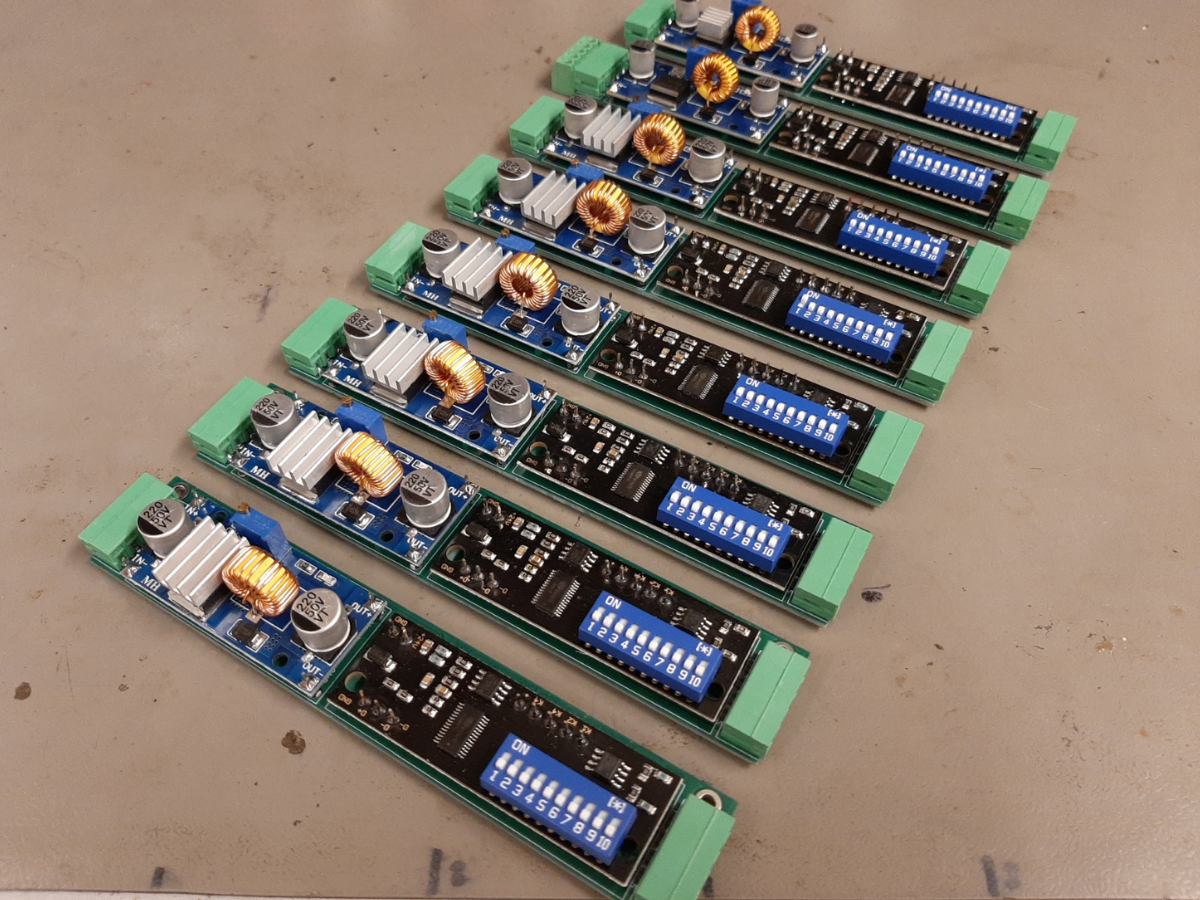 DMX remote lighting string project